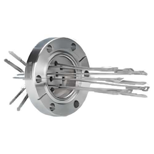 MDC Type K Thermocouple Feedthrough, 5 Pairs, Miniature Connector, 2.75 ...