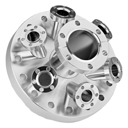 Multiport Straight-In Fittings | UHV Rated, Electropolished | MDC Vacuum