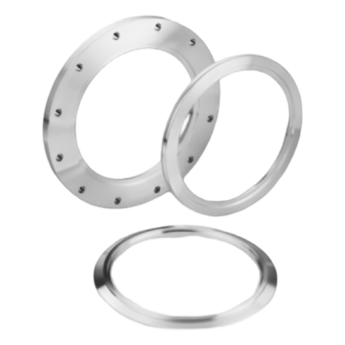 ISO-LF NW200 (DN200) 8.0 inch (203.2 mm) Weld Flange, Banded-Clamp ...